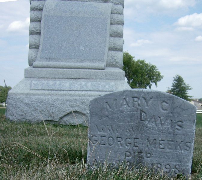 Tombstone Tuesday – April 24, 2018 – Mary C. Davis Hite Meeks ...