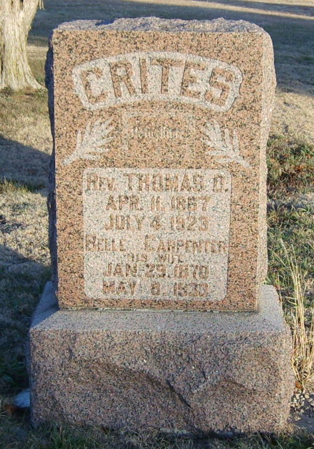 Tombstone Tuesday – July 4, 2023 – Rev Thomas Daniel Crites | Tombstone ...